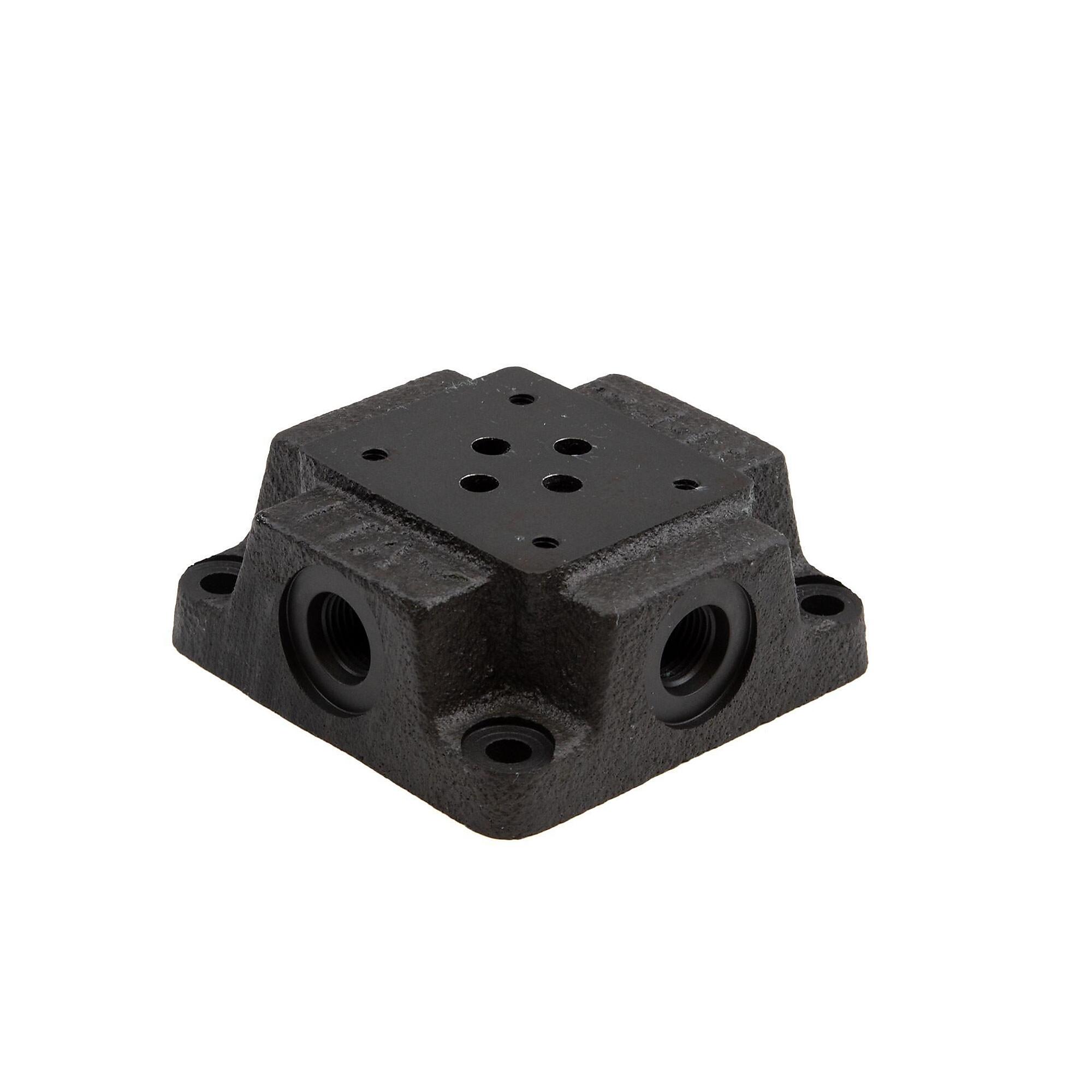 Bailey, Chief D03 Subplate, 3/8 NPT Ports, Series/Parallel, GPM 5 Working Port 3/8 NPT in, Max ...